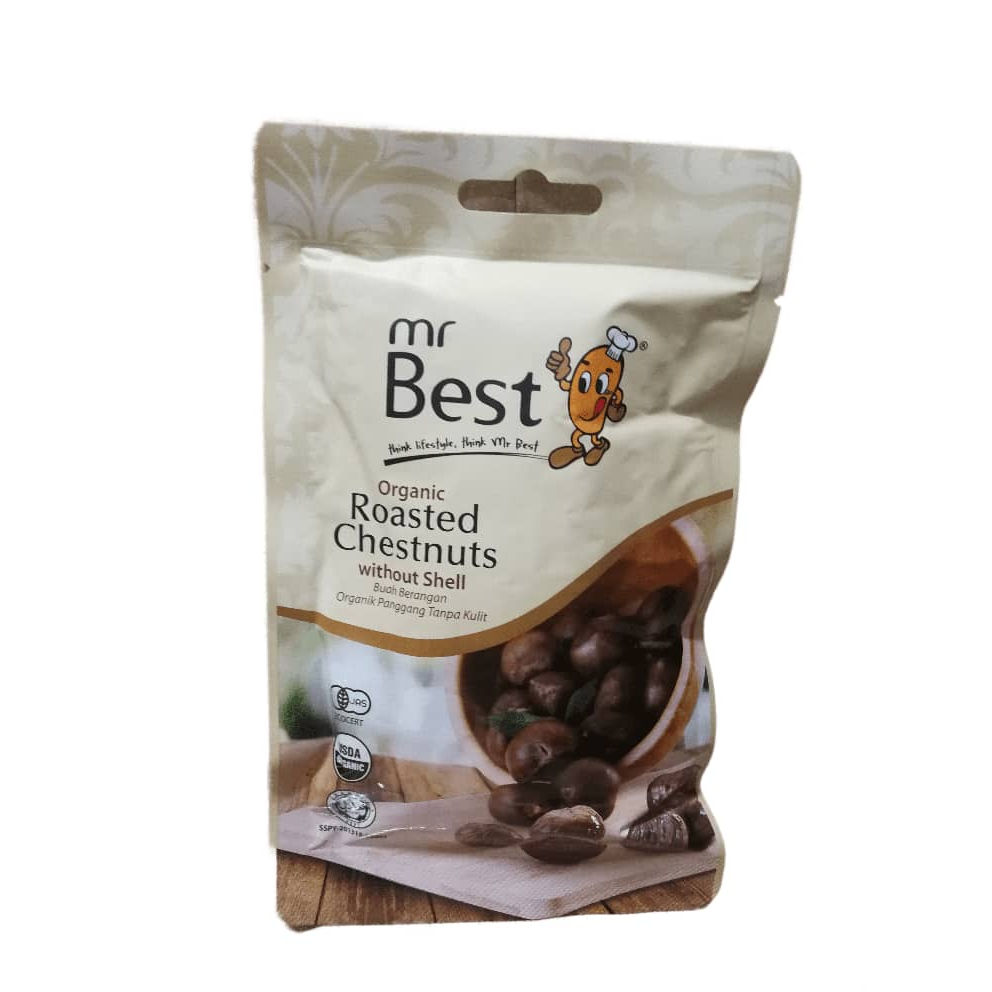 MR BEST ORGANIC ROASTED CHESTNUTS WITHOUT SHELL 60G | Shopee Malaysia