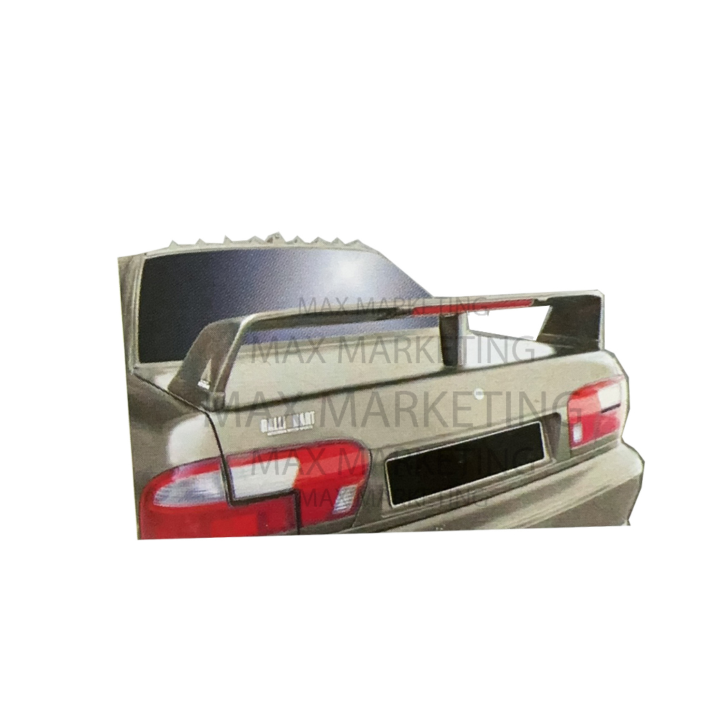 PROTON WIRA SALOON SPOILER EVO 1 (LED)（FIBER GETAH ) SKIRT LIP BODYKIT ...