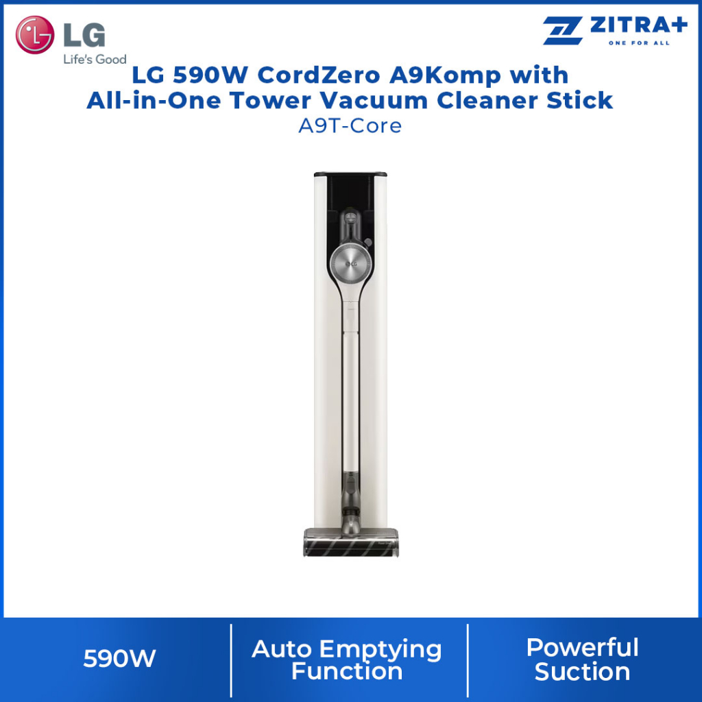 Lg 590w Cordzero A9komp With All In One Tower Vacuum Cleaner Stick A9t