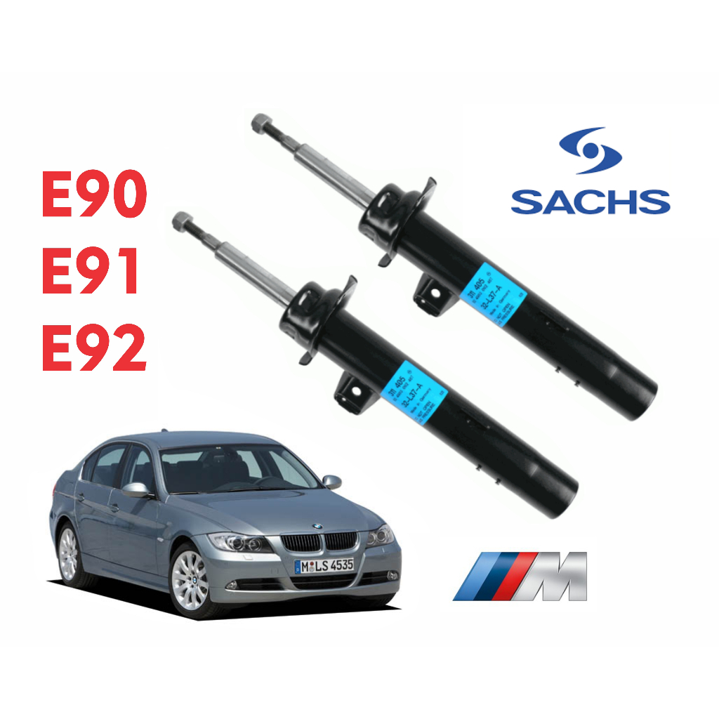 BMW 3 Series E90 E92 E93 M Sport Front Rear Absorber Sachs Msport ...
