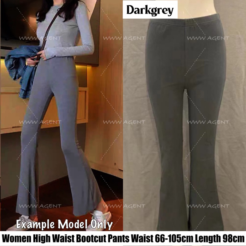 New Design🔥Women High Waist Bootcut Pants Flare Wide Leg Trousers Bell ...