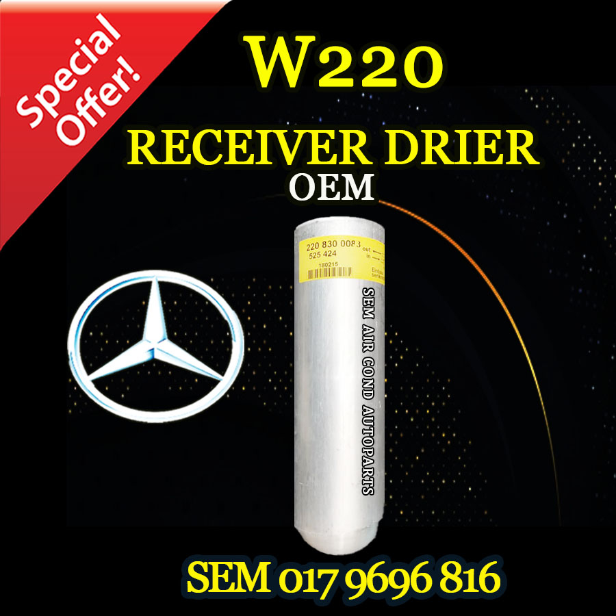 MERCEDES-BENZ W220 OEM NEW ALUM RECEIVER DRIER/ FILTER DRYER (CAR ...