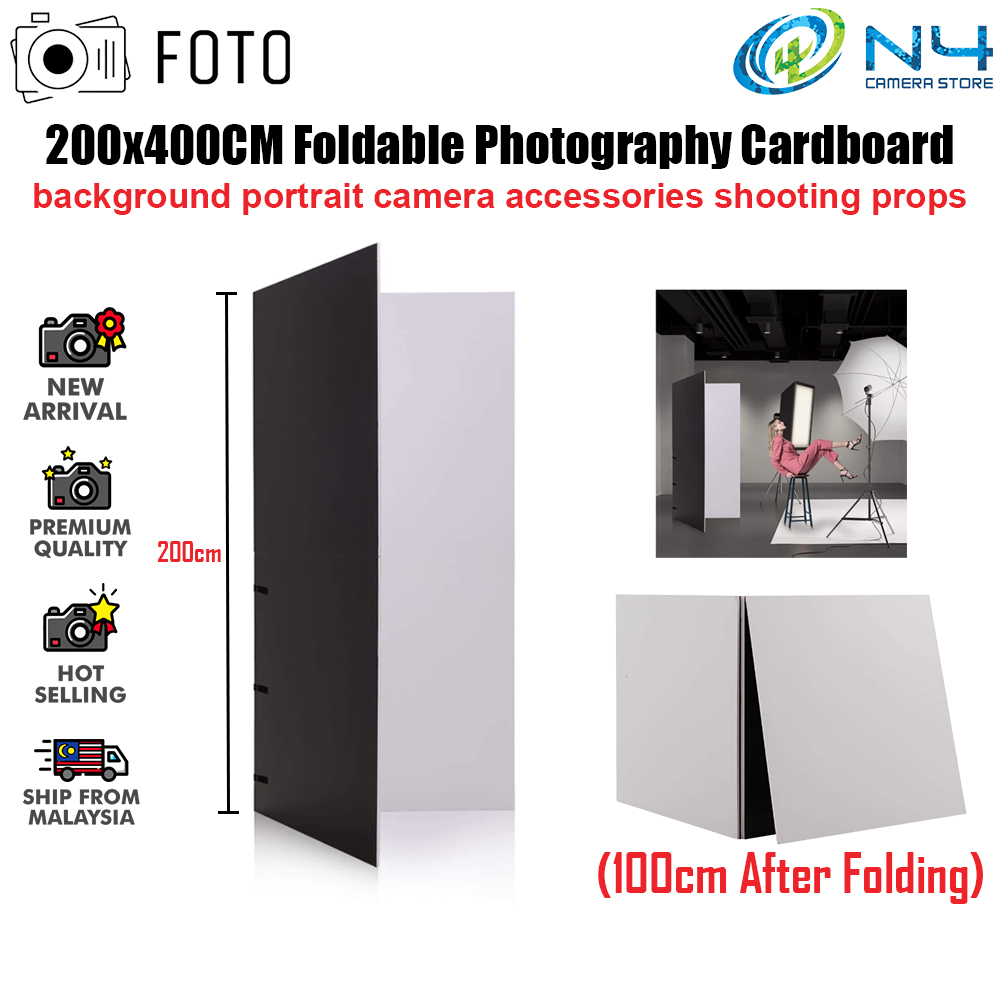 FOTO 200x400CM Thickened Foldable Photographic Cardboard Reflective ...