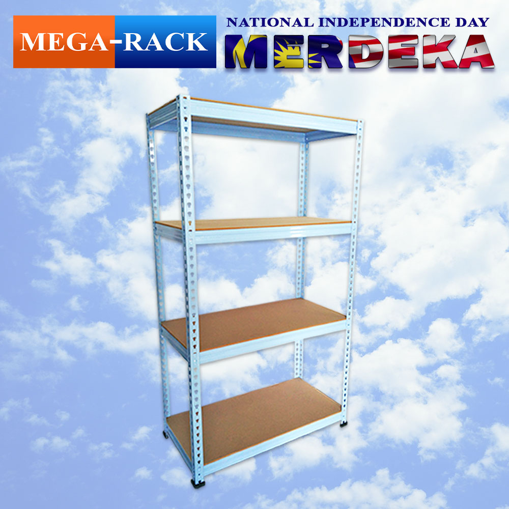 BOLTLESS RACK FIBERBOARD 450MMD X 1200MML X 1800MMH - SKYBLUE | Shopee ...