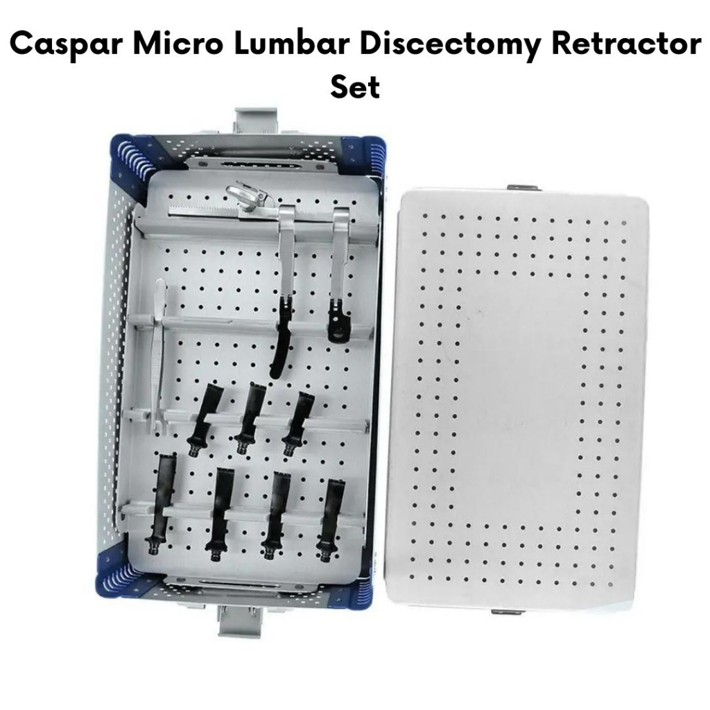 Caspar Micro Lumbar Discectomy Retractor Set Spinal Surgery Instruments ...