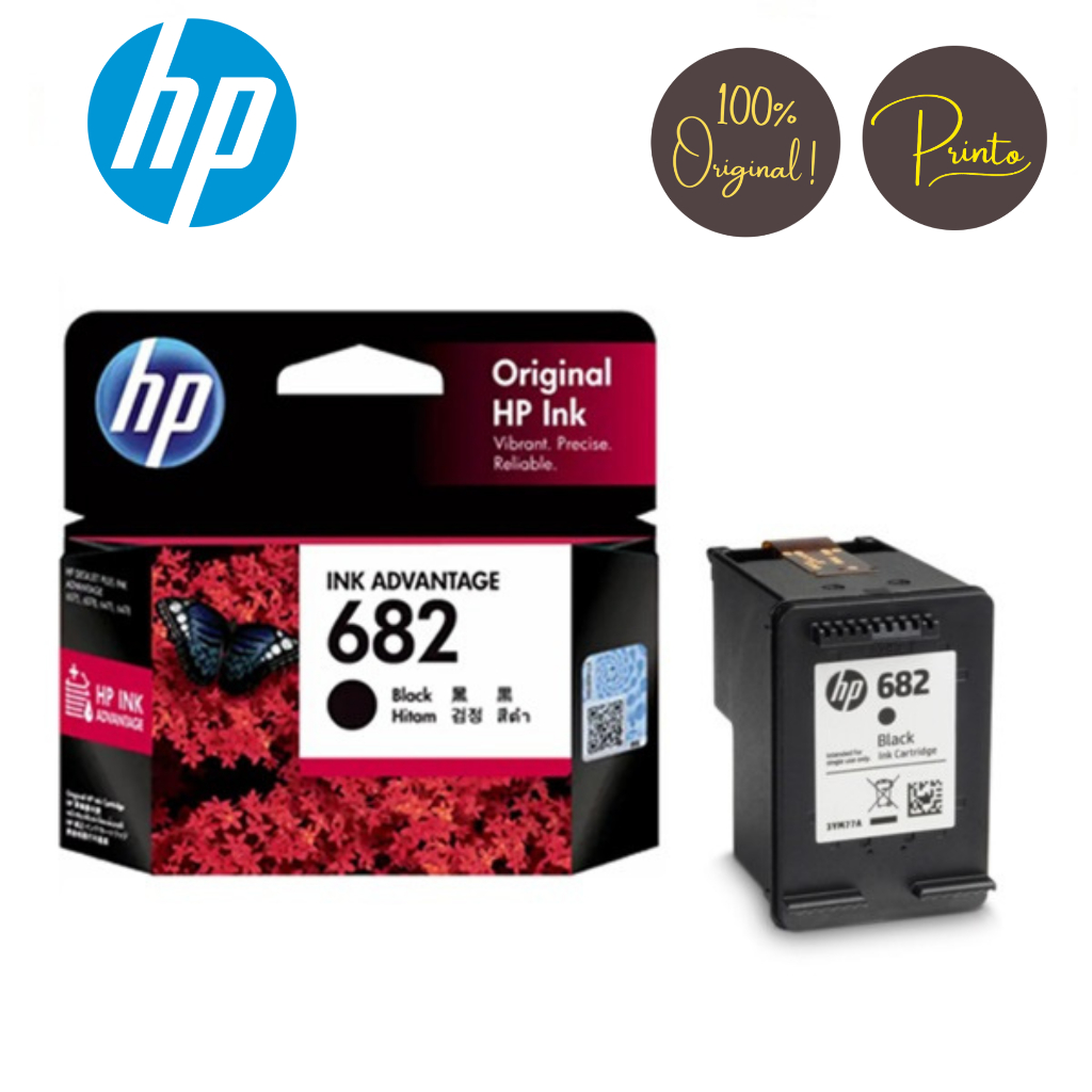 HP 682 Black & Color/Single Black/Single color Ink Cartridge [ 100% ...