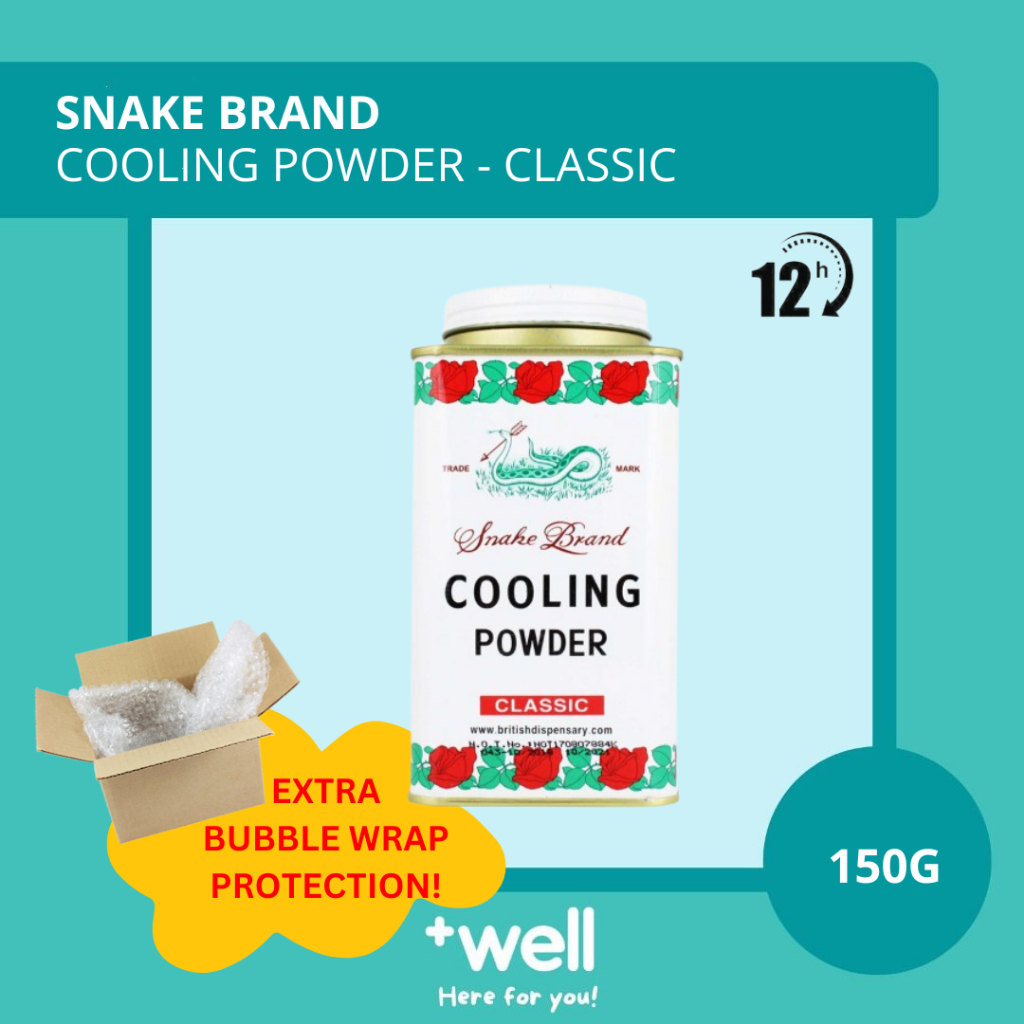 Snake Brand Cooling Powder Classic 50g/150g/300g & Lavender 150g/300g ...