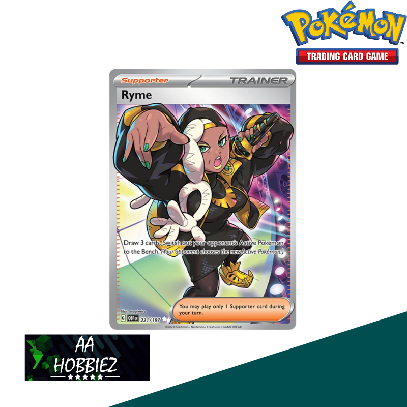 Pokemon TCG Ryme 221/197 Obsidian Flame | Shopee Malaysia