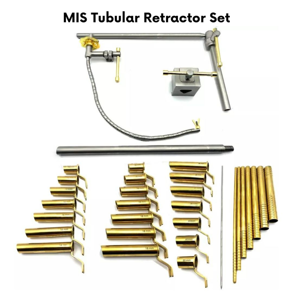MIS Tubular Retractor Spine System Set with Sterilization Box Titanium ...