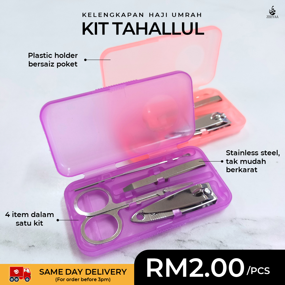Minicure Kit Tahallul Tahalul Kit Haji Umrah | Shopee Malaysia