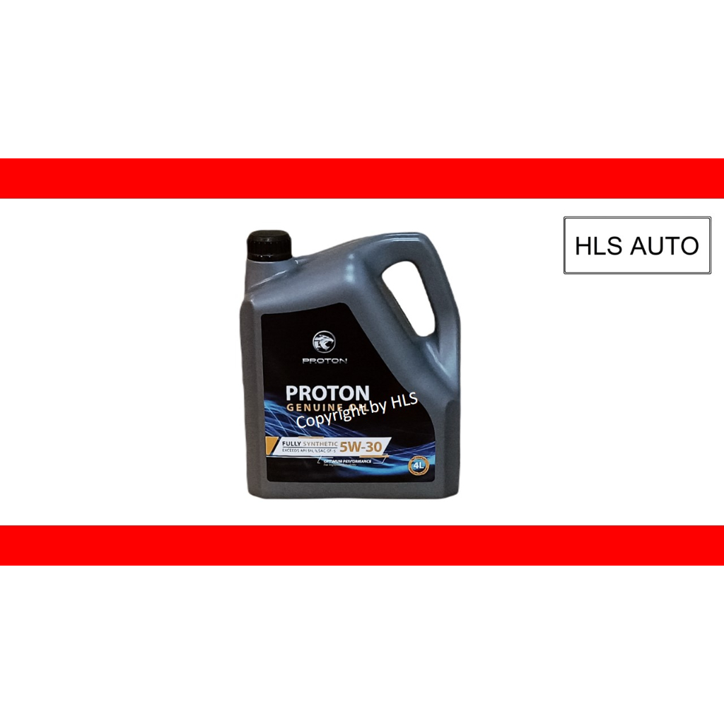 Proton 5w30 Sn Genuine Engine Oil Fully Synthetic (4l) | Shopee Malaysia