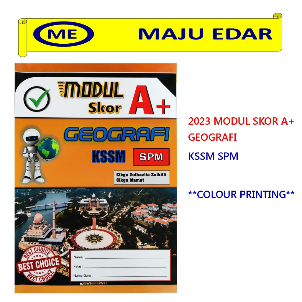 2023 MODUL SKOR A+ GEOGRAFI KSSM SPM | Shopee Malaysia