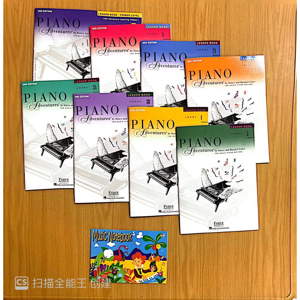 [New] Piano Adventures Lesson Book by Nancy and Randall Faber （Level 3A ...