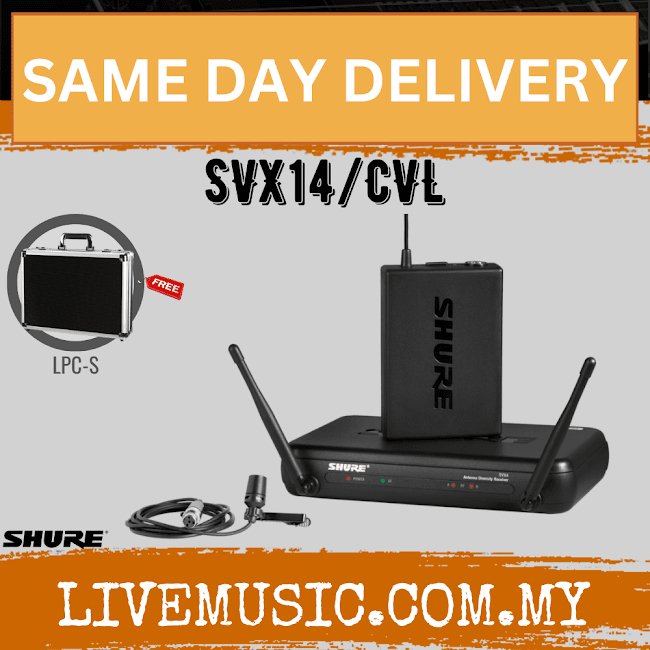 Shure SVX14/CVL Wireless Presenter System w / LPC-S Hard Case ( SVX14CVL / SVX14-CVL ) | Shopee ...
