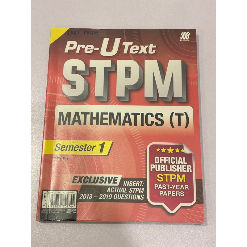 STPM MATHEMATICS T SEM 1 | Shopee Malaysia