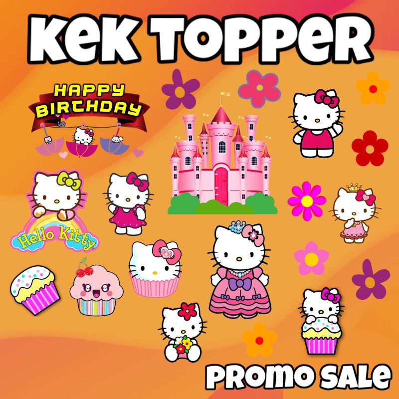 Kek Topper Hello Kitty | Shopee Malaysia
