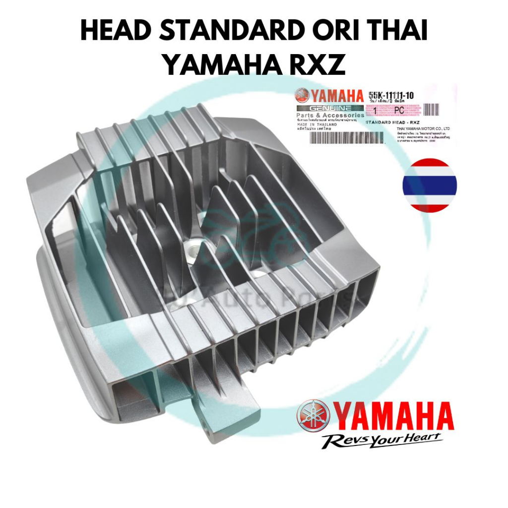 HEAD CYLINDER ORIGINAL THAILAND A CLASS HEAD ORIGINAL YAMAHA MOTOR RXZ 5PV RXZ CATALYZER RXZ 135 ...