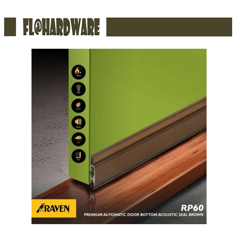 RAVEN RP60 DIY Automatic Noise & Weather Bottom Door Seal | Shopee Malaysia