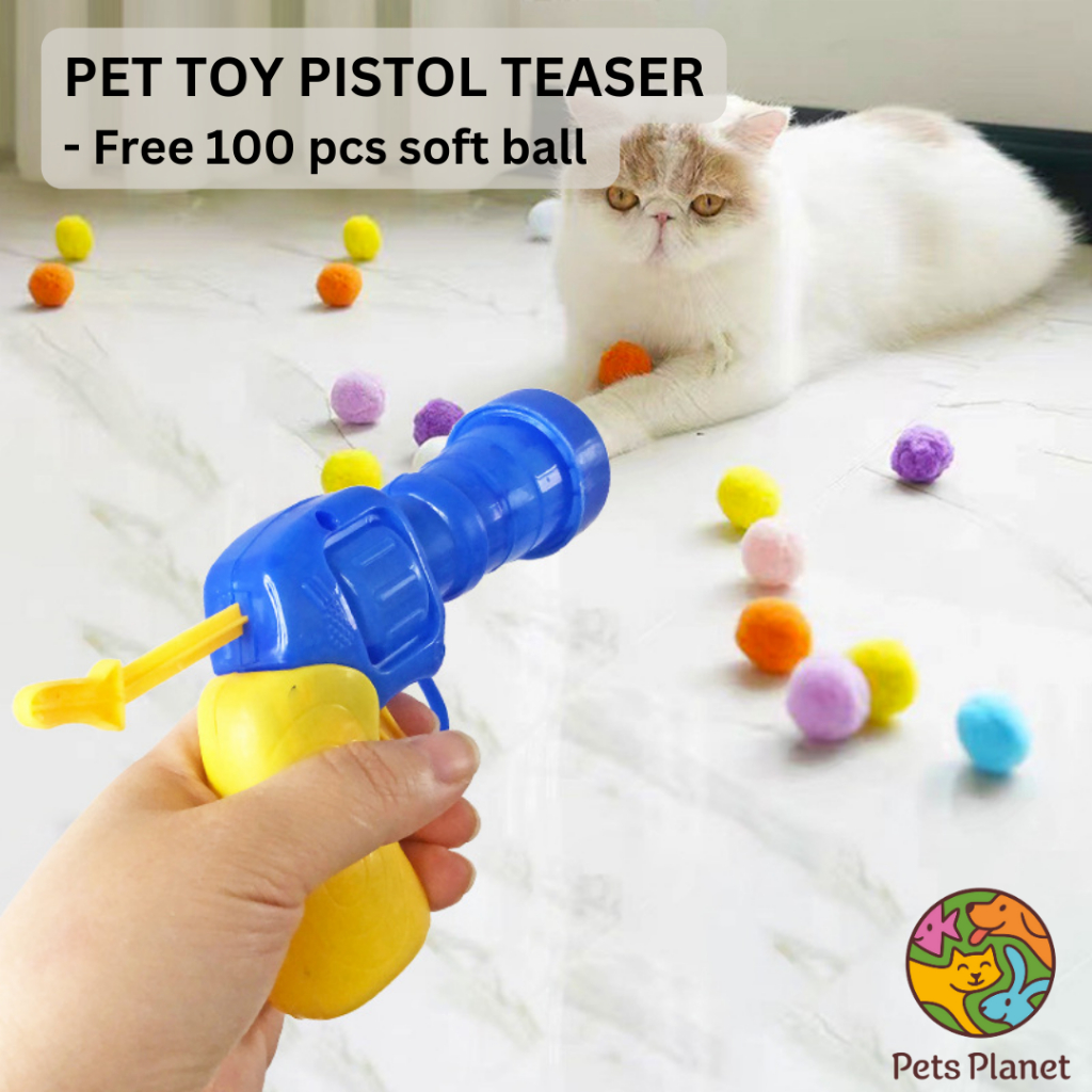 Pet Toy Pistol | Cat Dog Teaser Gun | Outdoor Indoor Cat Dog Toy | Cat ...