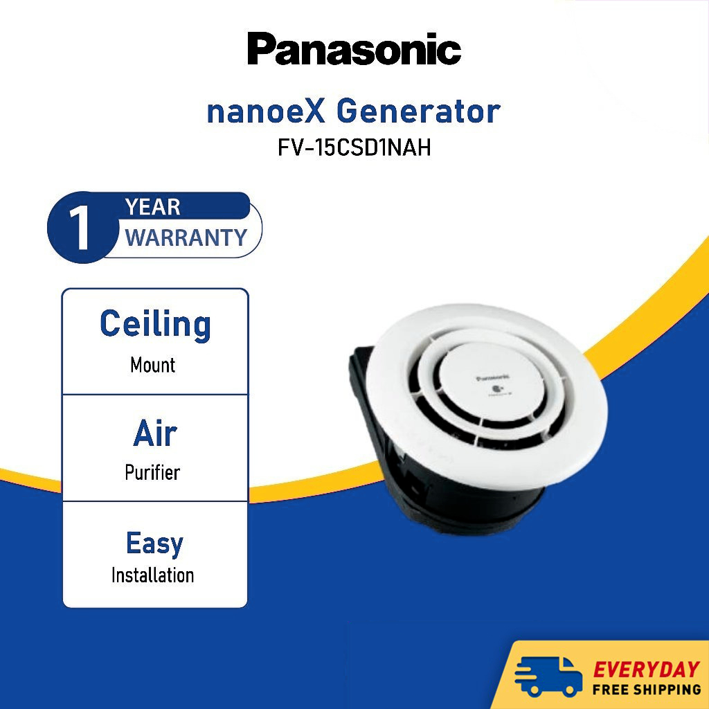 Panasonic Air-E Ceiling Mount Nanoe X Generator Fv-15Csd1Nah | Shopee Malaysia