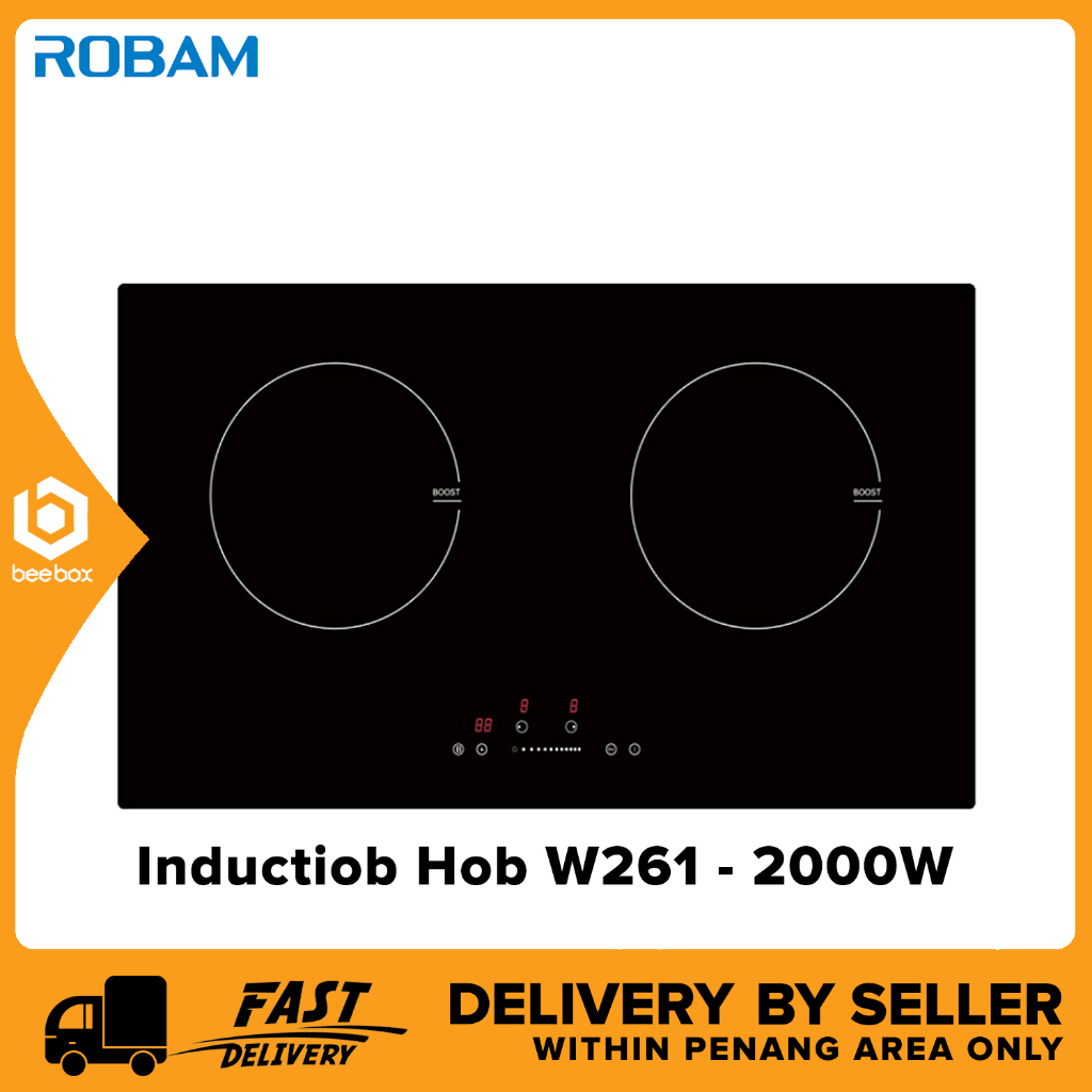 Robam W261/W2984 Built in Ceramic Induction Glass Hob 2000W - W261/W2984 | Shopee Malaysia