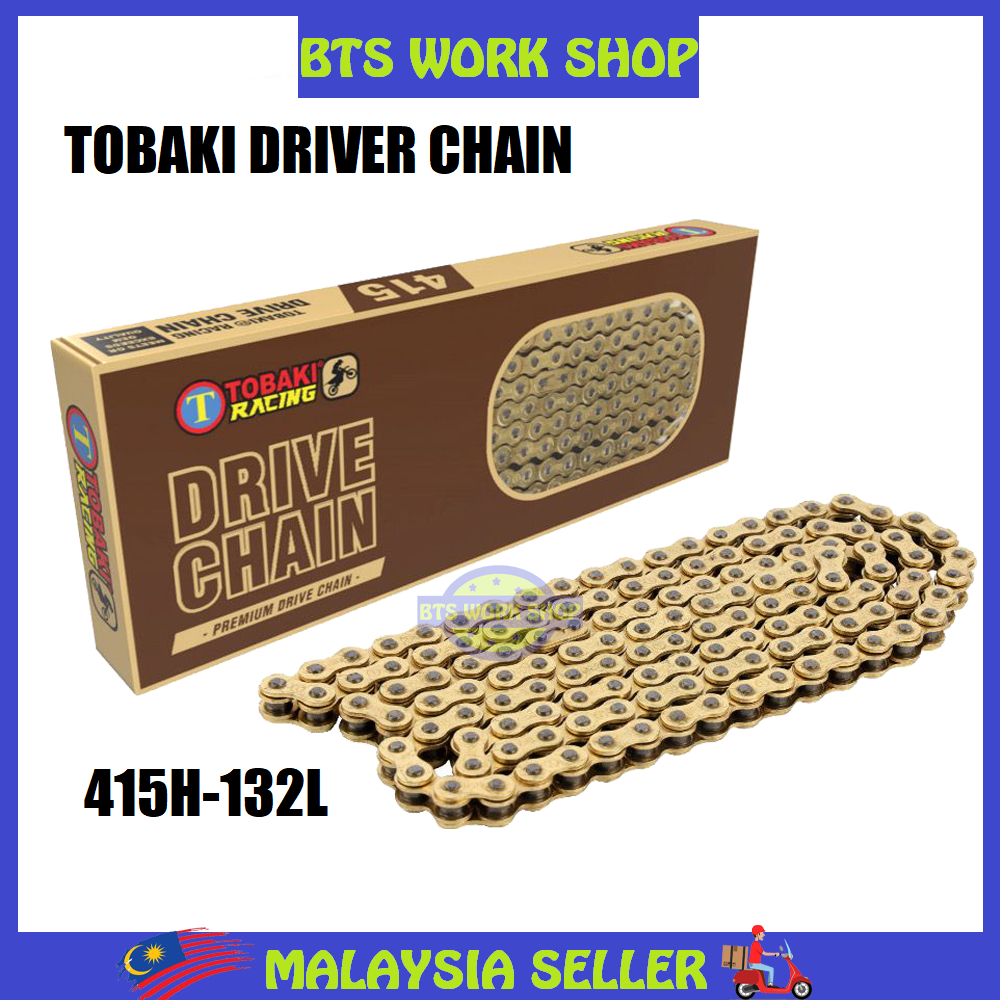 TOBAKI 415 CHAIN CHAN 415 TOBAKI RACING TOBAKI RANTAI GOLD TOBAKI ...
