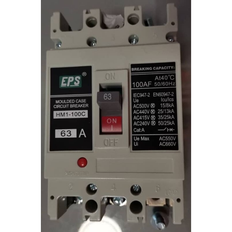 EPS MCCB 63A 3P 25KA | Shopee Malaysia