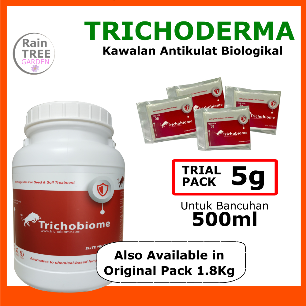 (TRIAL PACK) TRICHODERMA TRICHOBIOME Multi Bacillus Koningii ISO4 Organik Rawatan Kulat Pokok ...