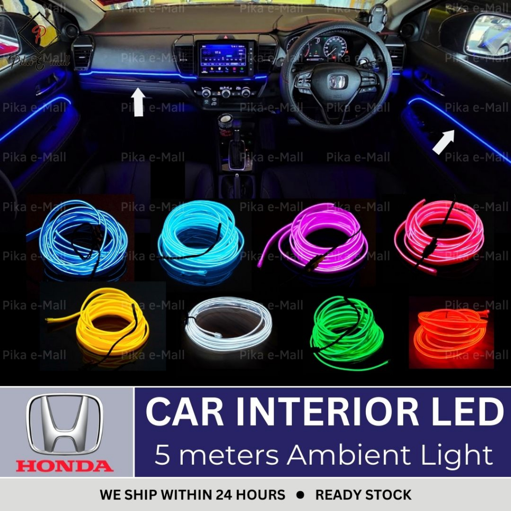 5M Honda Ambient Light Ambient Lighting for Car Interior Light LED USB ...