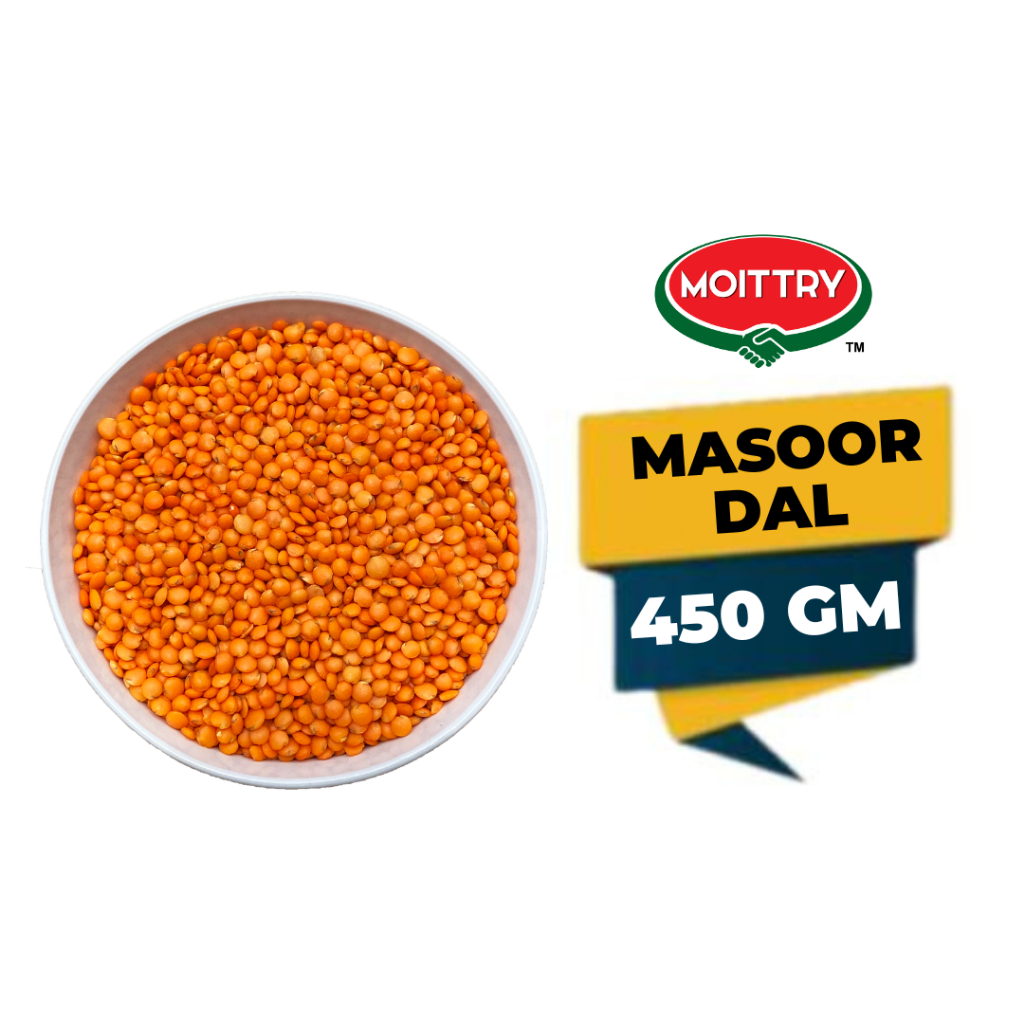 MOITTRY MASOOR DAL (DAL MERAH)-450 GM | Shopee Malaysia