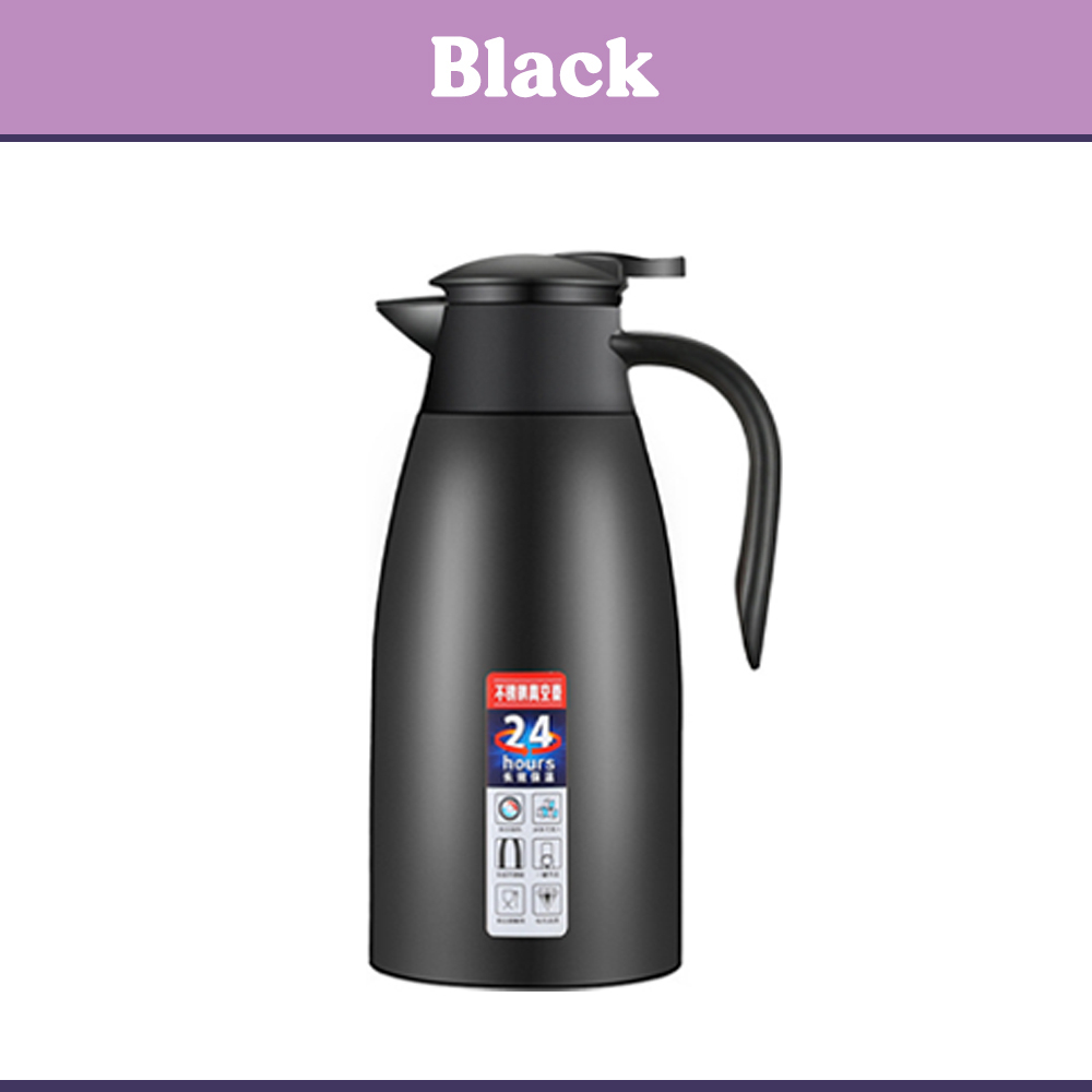 2 Litre 304 Stainless Steel Vacuum Insulated Flask with Press Button ...