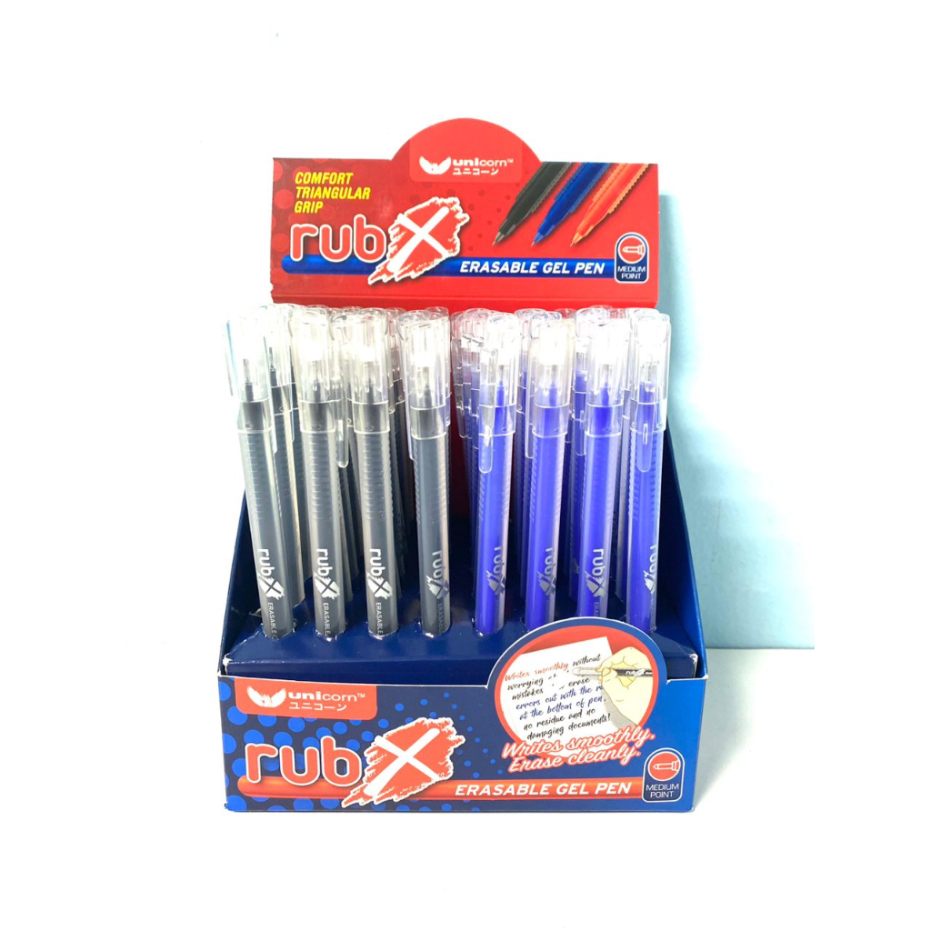 Eraserable Gel Pen Medium Point (Triangular Grip) - 1pcs | Shopee Malaysia