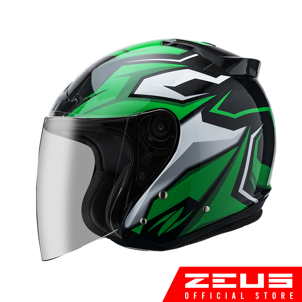 ZEUS HELMETS ZS-609 OPEN FACE HELMETS | Shopee Malaysia