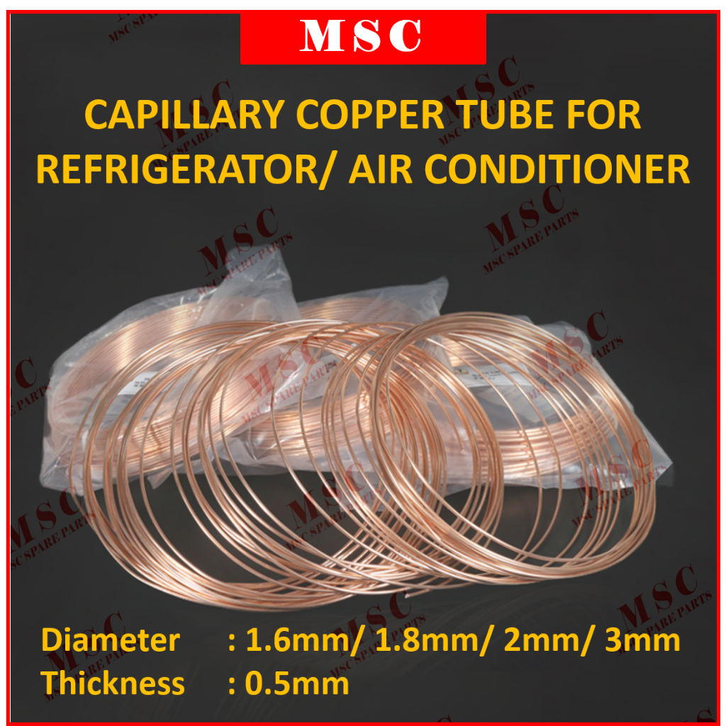 1Meter / 5Meter Capillary Tube for Refrigerator / Freezer / Chiller 1 ...