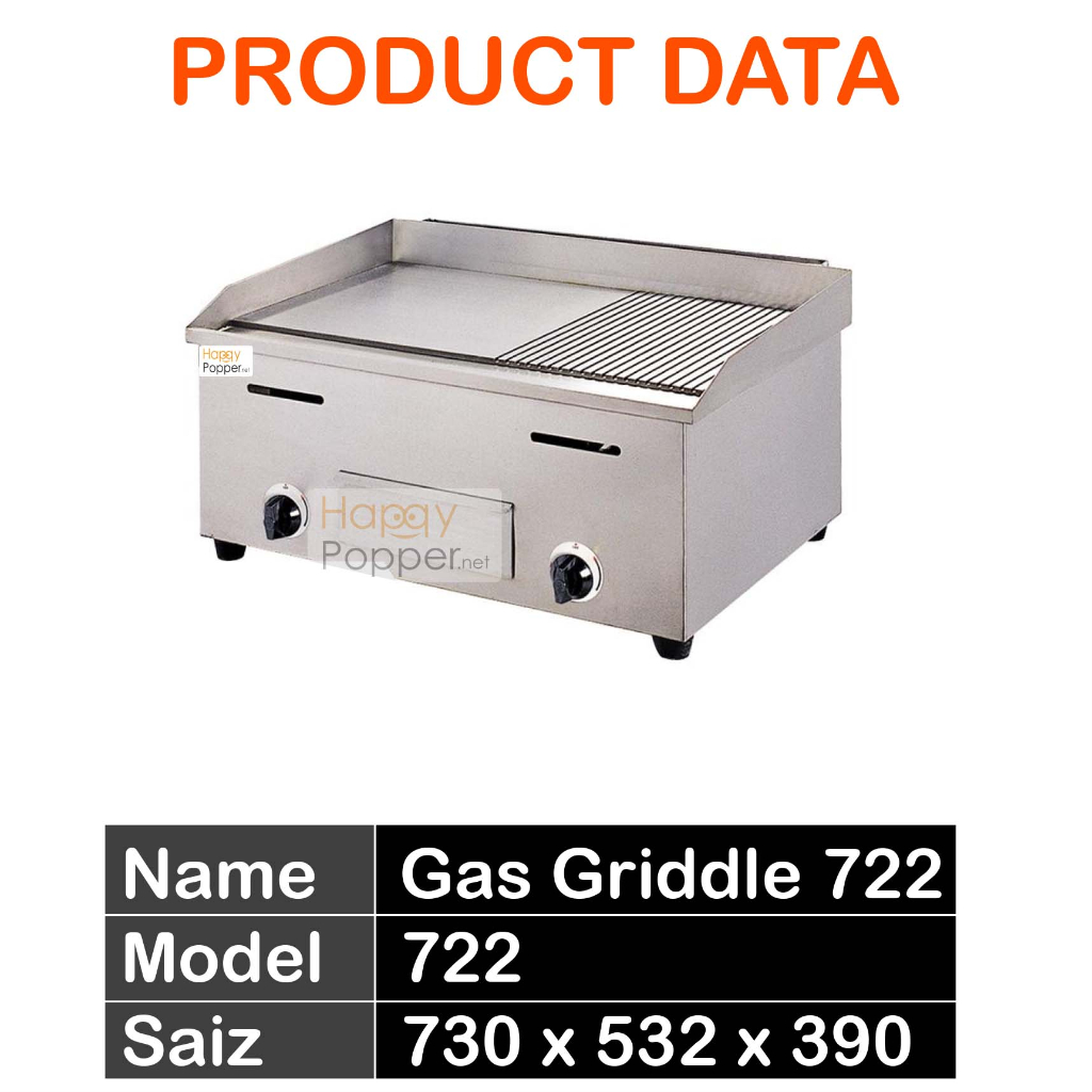 Commercial Griddle Teppanyaki Stove Electric Gas Dapur Griddle With ...