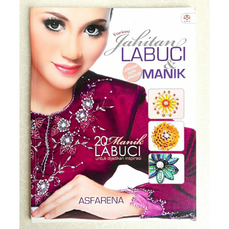 (Stok Lama) Variasi Jahitan Labuci dan Manik | Buku panduan jahitan ...