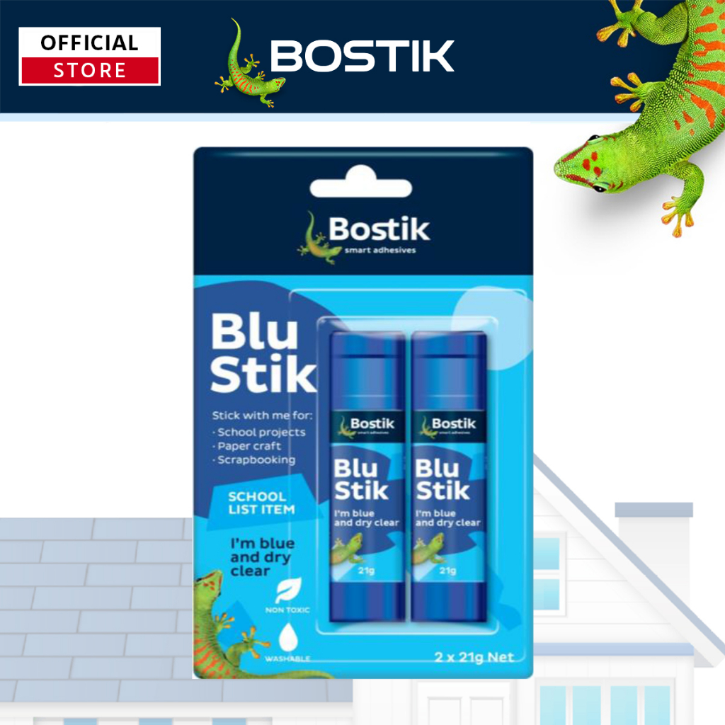 Bostik Blu Stik General Solid Stick 21g x 2 (Blue) | Shopee Malaysia