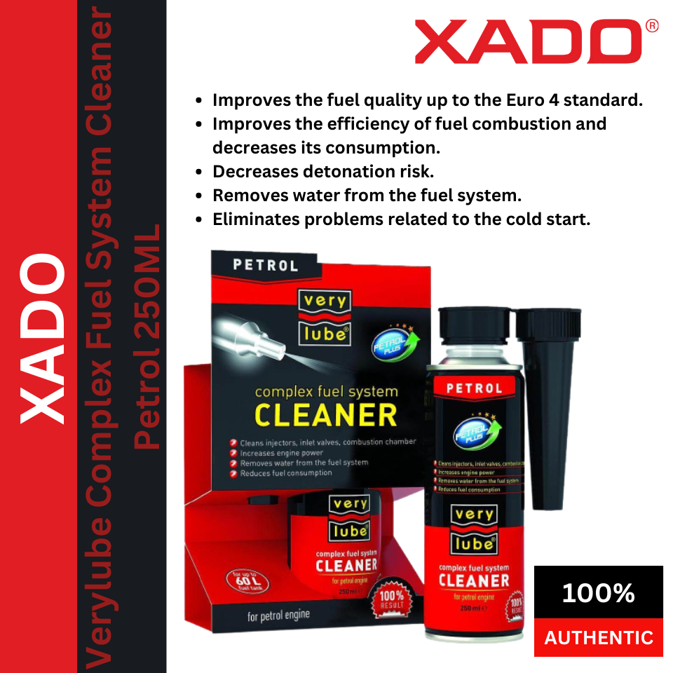 SXB 30024 Xado Verylube Complex Fuel System Cleaner Petrol 250ML | Shopee Malaysia