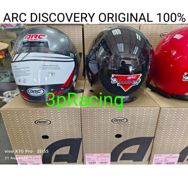 HELMET ARC DISCOVERY 100% ORIGINAL | Shopee Malaysia