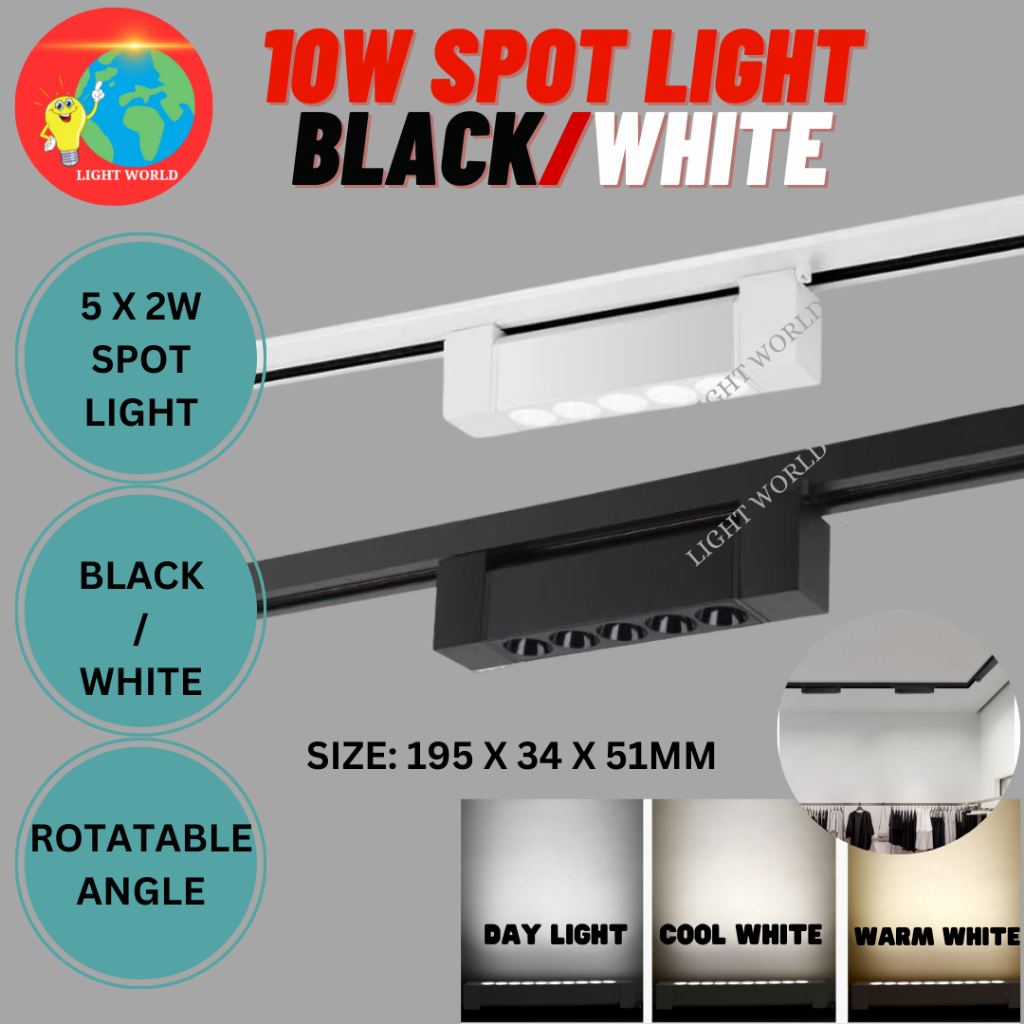 🔥NEW🔥 Linear Led Track Light 10W 20W 30W Spotlight LED 1 Meter Track ...