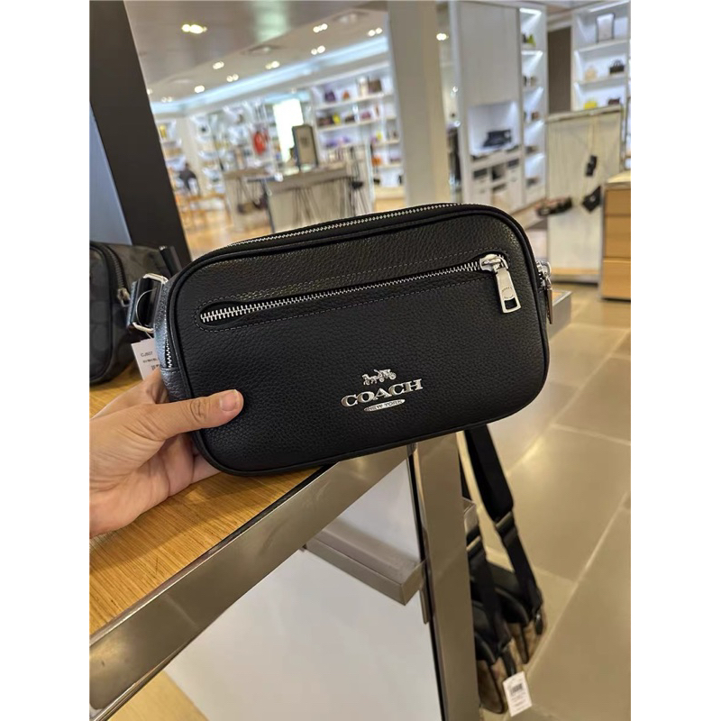 Original Coach Elias Belt Bag Black CJ507 | Shopee Malaysia