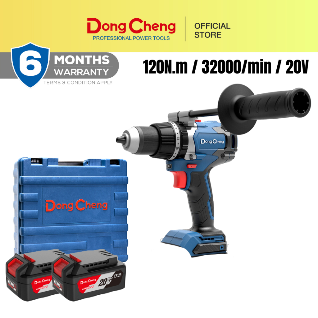 Dongcheng DCJZ03-13EK Cordless Brushless Driver Hammer Drill 20V ...
