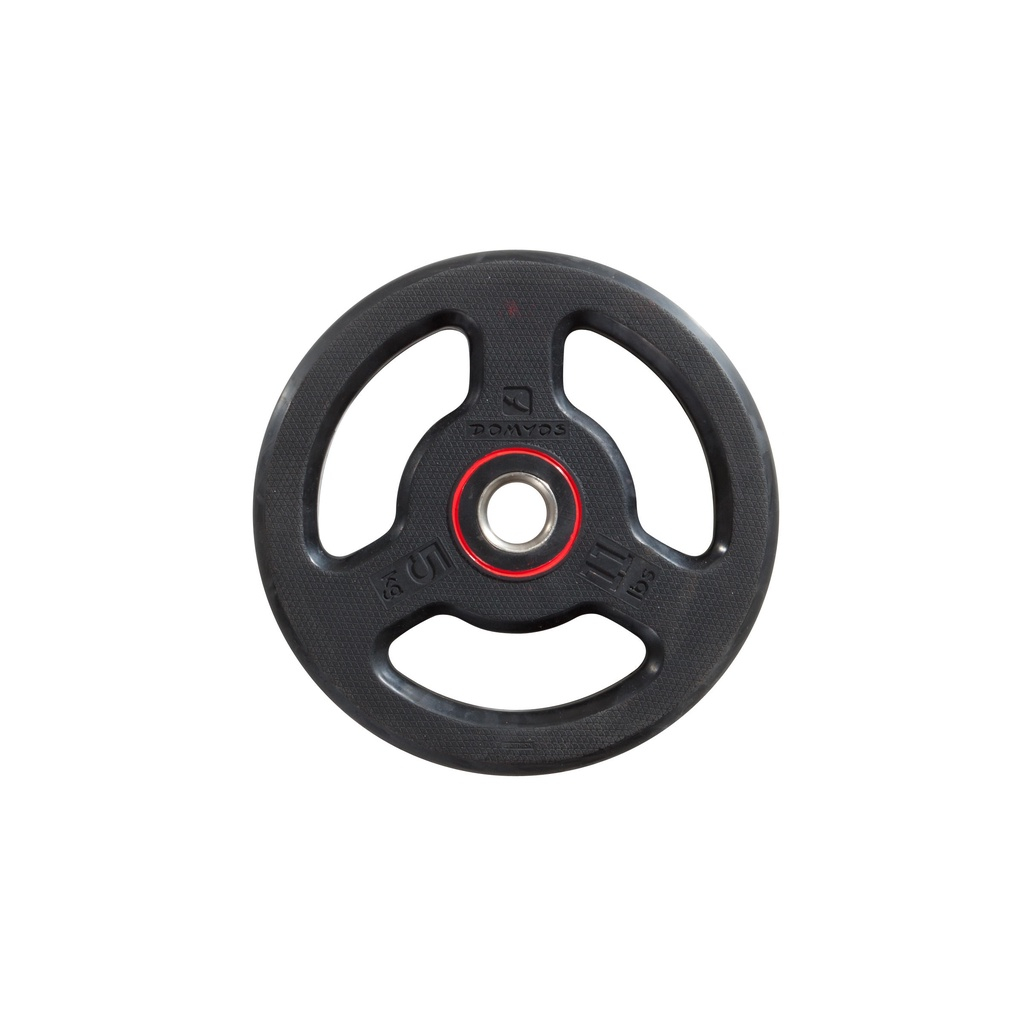 Bodybuilding Gym Weight Disc (5 Kgs Rubber Coating) - Domyos | Shopee ...