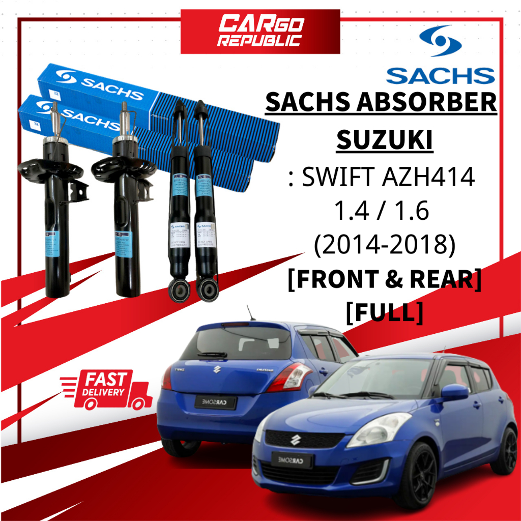 Sachs Suzuki Swift AZH414 1.4 / 1.6 (2014-2018) Absorber Full Set ...