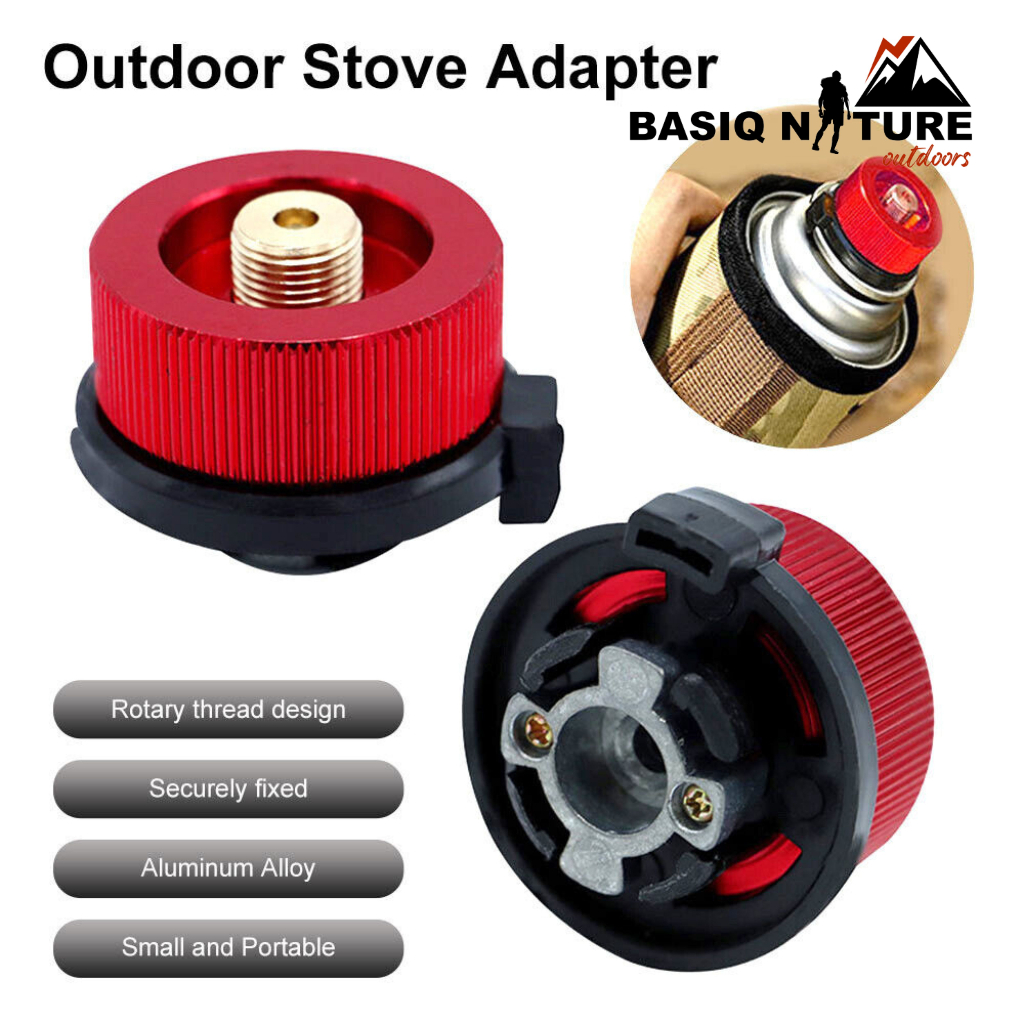 BasiqNature Gas Bottle Adapter for Camping Stove Outdoor Gas Burner ...