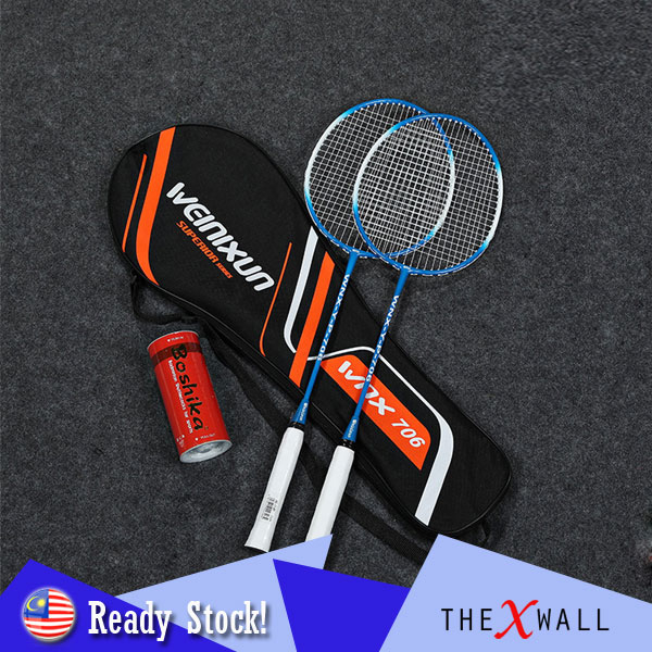 [2 PCS] Raket Badminton Set Racket Kids Children Training Racquet Budak ...