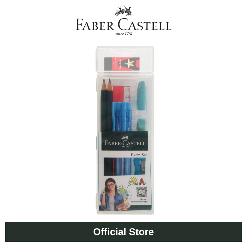 [Faber-Castell] Tri-Grip & Grip-X Exam Set 2-cover case | Shopee Malaysia