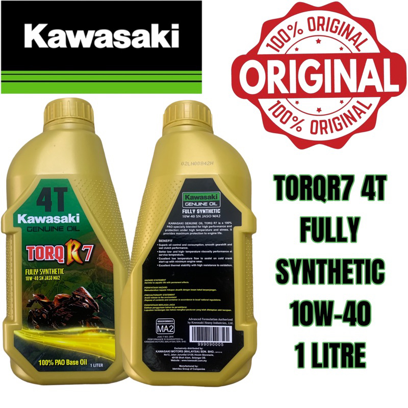 OFFER PRICE! 100% ORIGINAL KAWASAKI SUPER LONG LIFE COOLANT / BRAKE OIL FLUID DOT 4T / TORQR7 ...