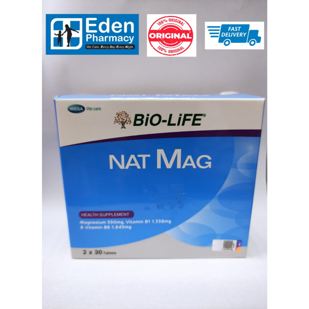 BIO-LIFE NAT MAG (1X30)/(2X30) magnesium | Shopee Malaysia