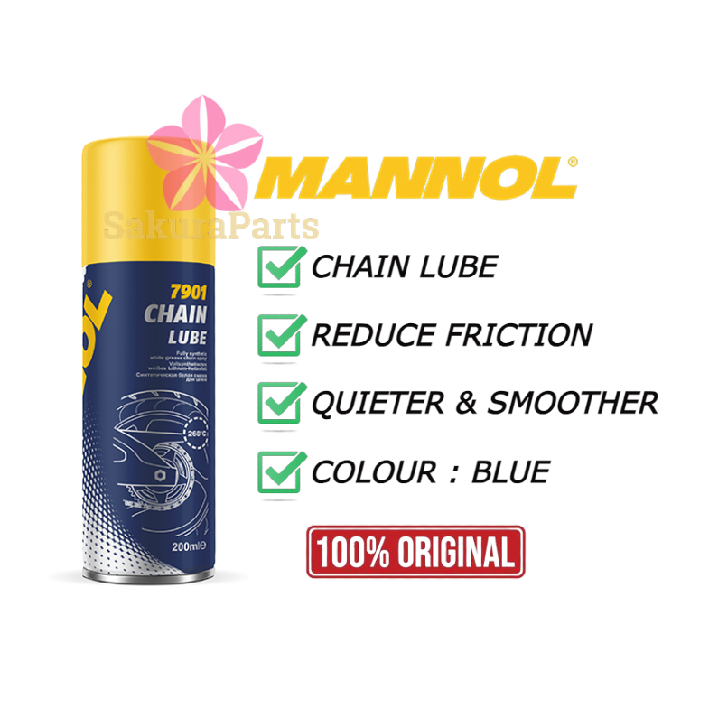 MANNOL 7901 Chain Lube 200ml | Shopee Malaysia